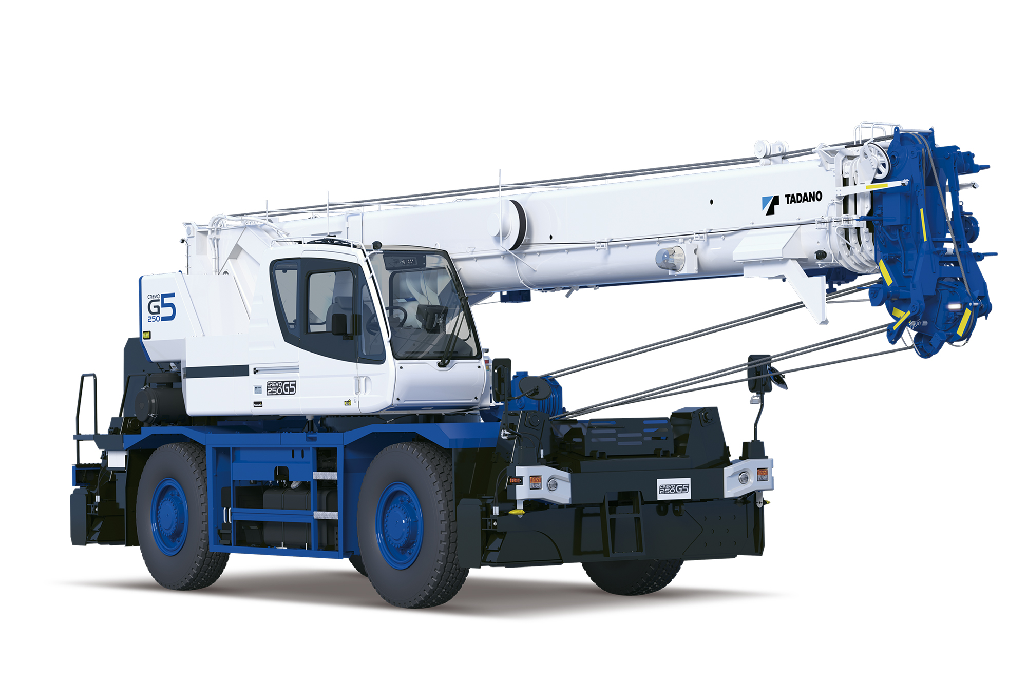 Introducing New 25 Metric tons Capacity Rough Terrain Crane "GR-250N ...